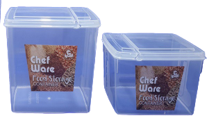 Buy CHEFWARE by DIY Hardwar Rectangular Canister 1.6L 128C Online - DIY ...