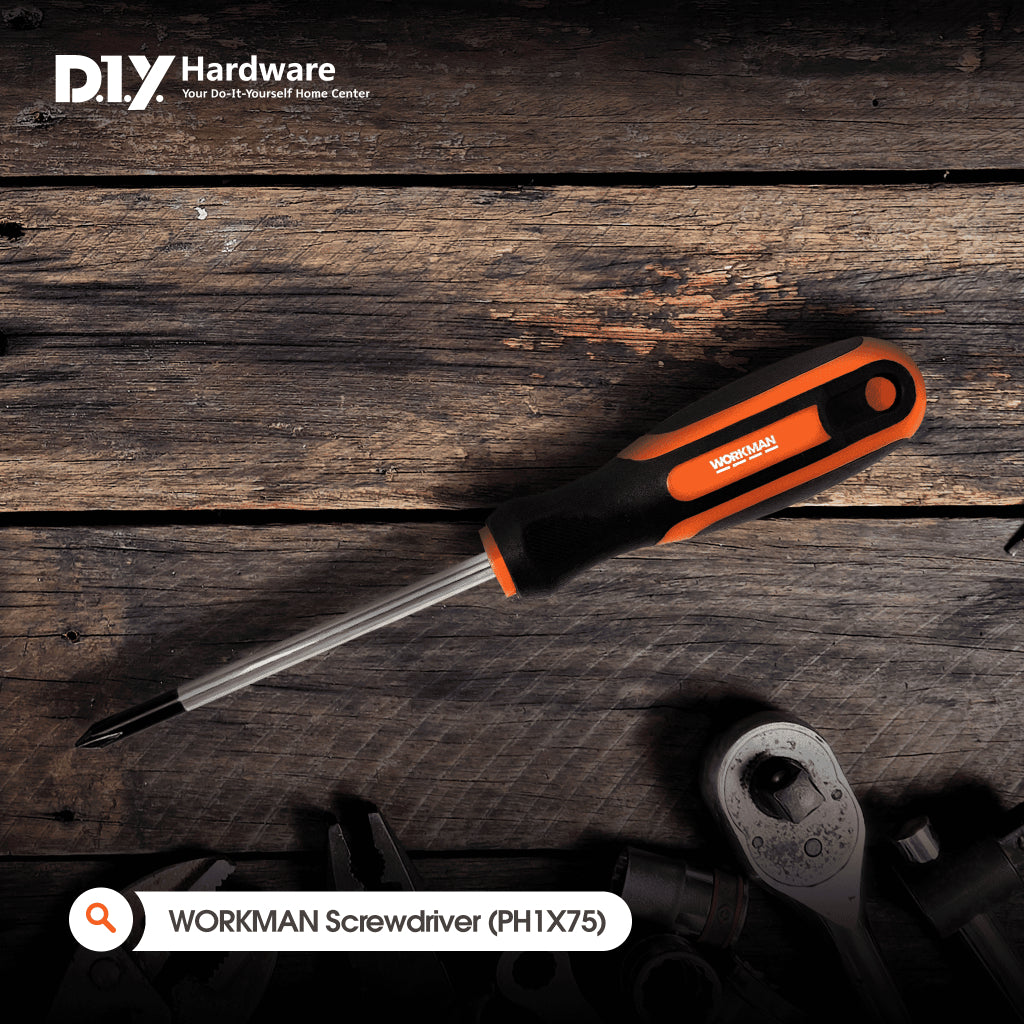 Buy WORKMAN Screwdriver (PH1X75) Online - DIY Hardware