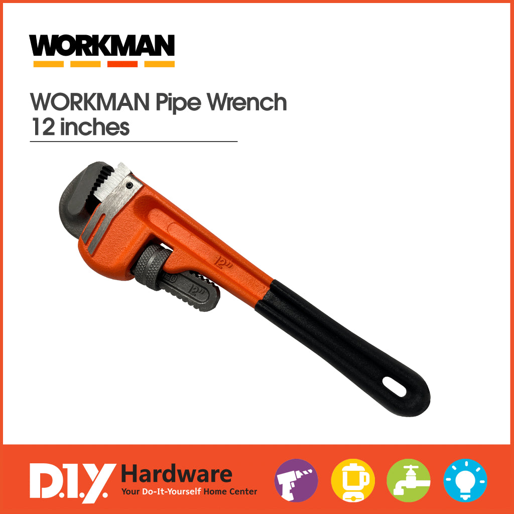 Buy WORKMAN Pipe Wrench 12 inches Online - DIY Hardware