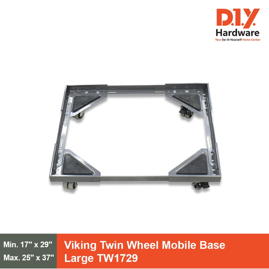 Buy Viking Twin Wheel Mobile Base Large TW1729 Online - DIY Hardware