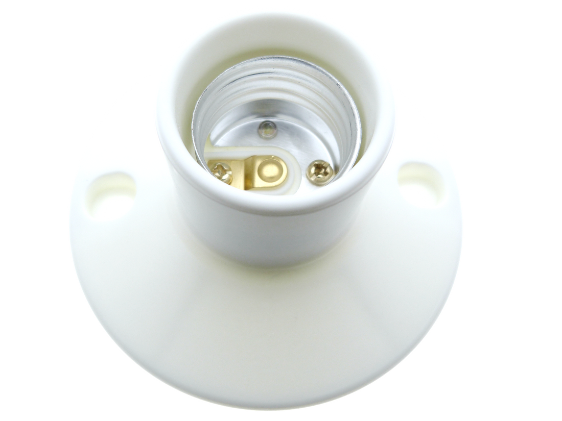 Buy Omni Ceiling Receptacle 3-1/2" White E27030 Online - DIY Hardware
