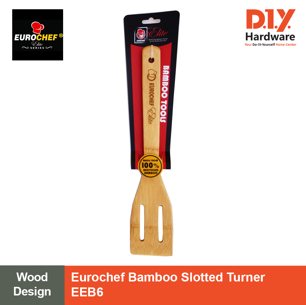 Buy Eurochef Bamboo Slotted Turner EEB6 Online - DIY Hardware