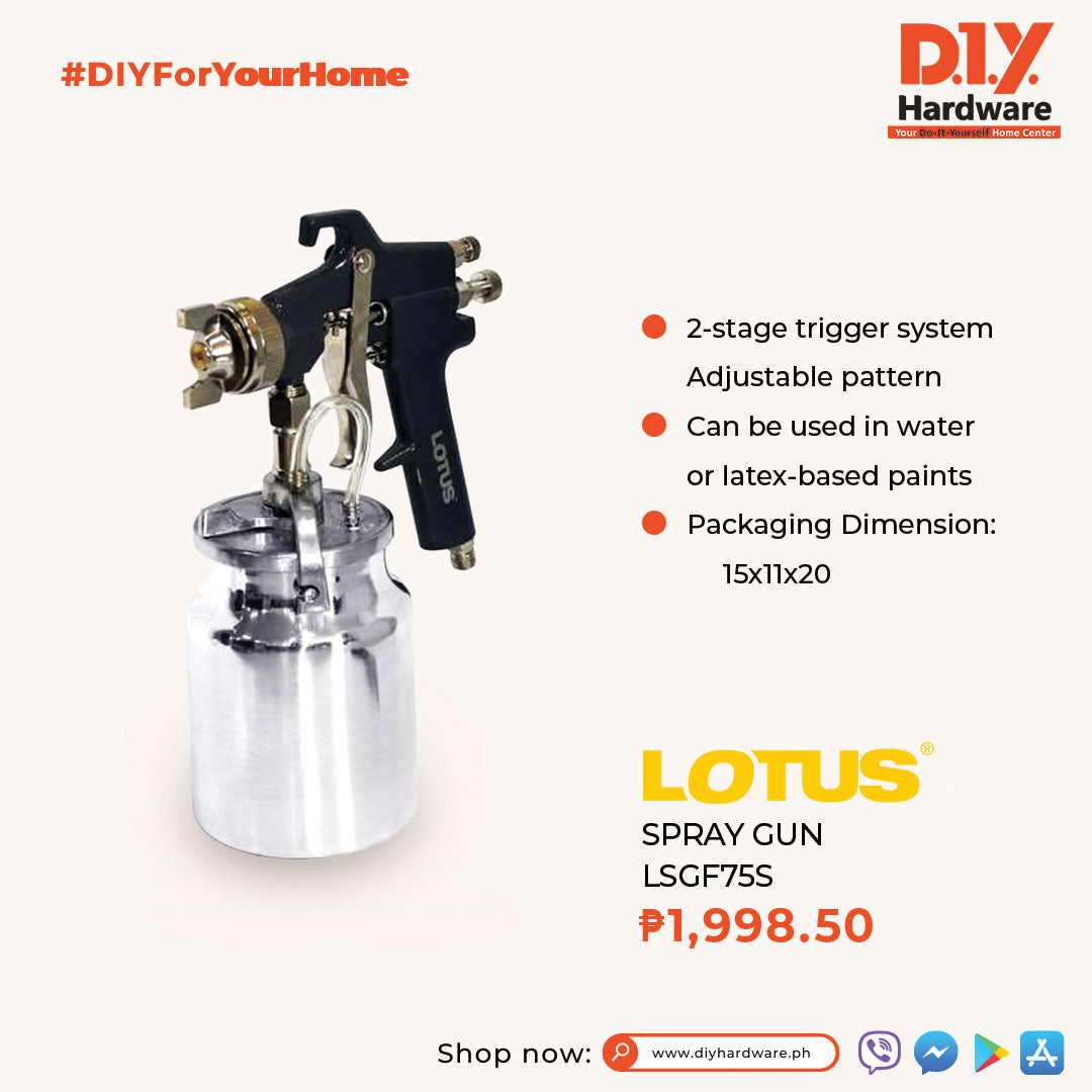 Buy Lotus Spray Gun LSGF75S Online - DIY Hardware