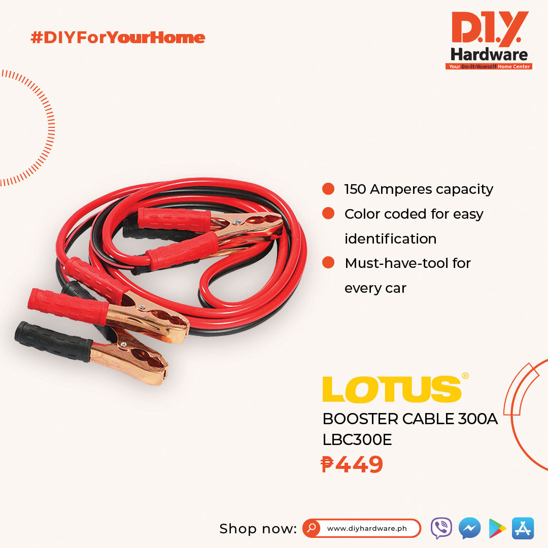 Buy Lotus Booster Cable 300 Amperes LBC300E Online - DIY Hardware