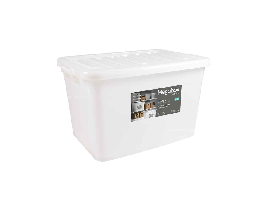 Buy Megabox Storage Box 155 Liters Clear Blue MG-800 - DIY Hardware