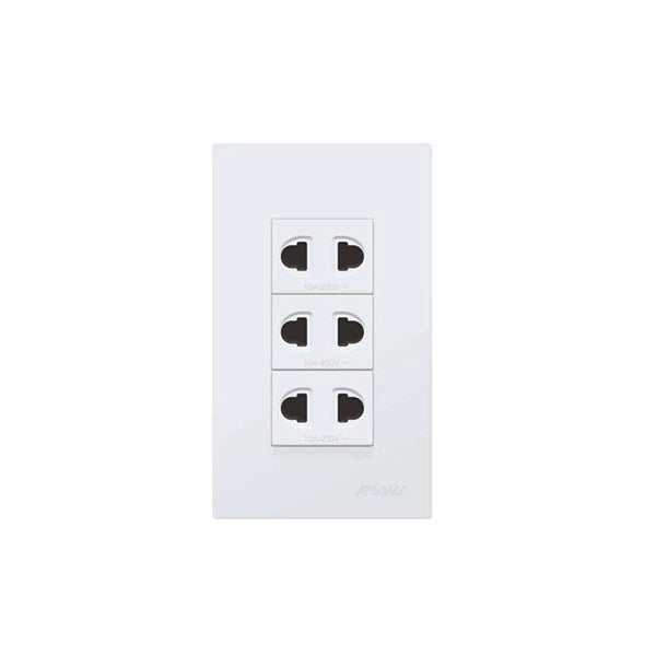 Buy Royu WD 3 Gang Outlet WD115 Online - DIY Hardware