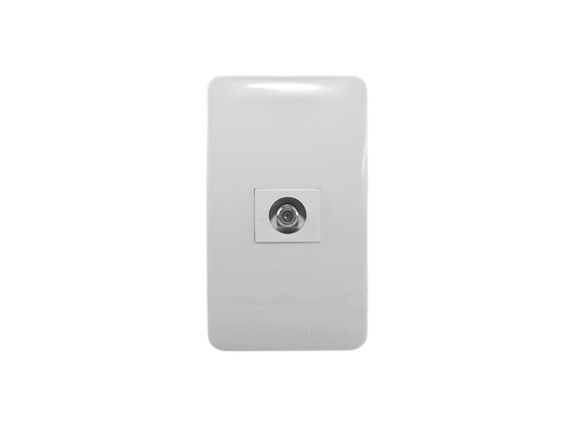 Omni TV Flush Type Cable Outlet P1TV
