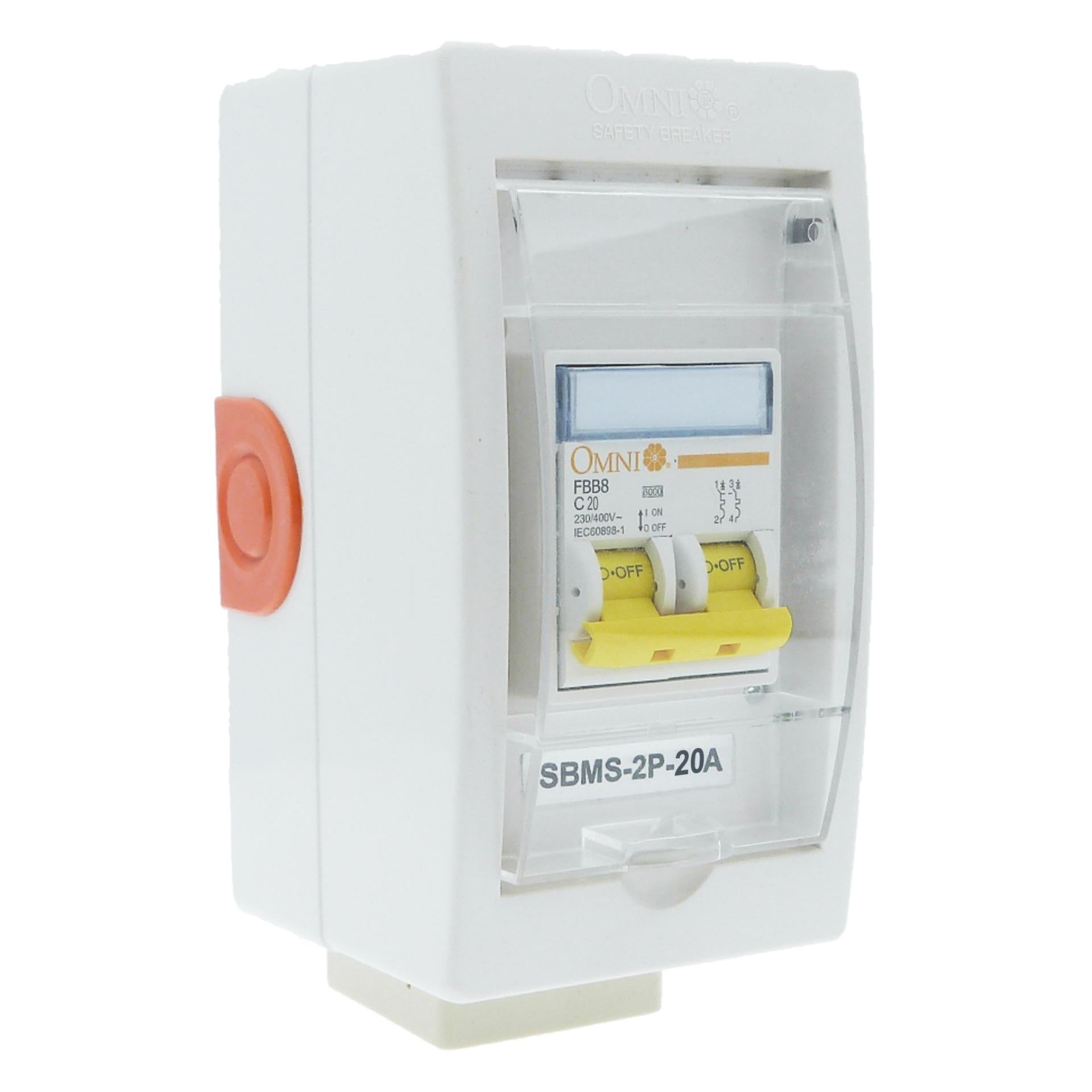 Buy Omni Safety Breaker with Socket 20A Online - DIY Hardware