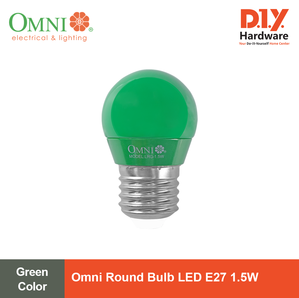 Omni LED Colored Bulbs E27 1.5W