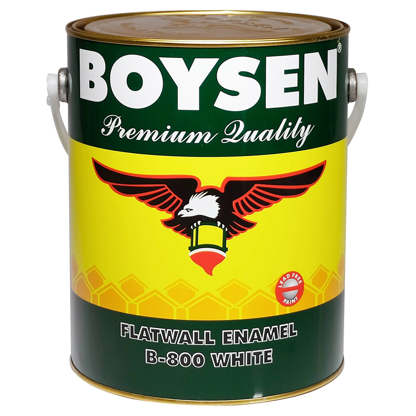 Buy Boysen Paint 4 Liters White Flat White Enamel - DIY Hardware