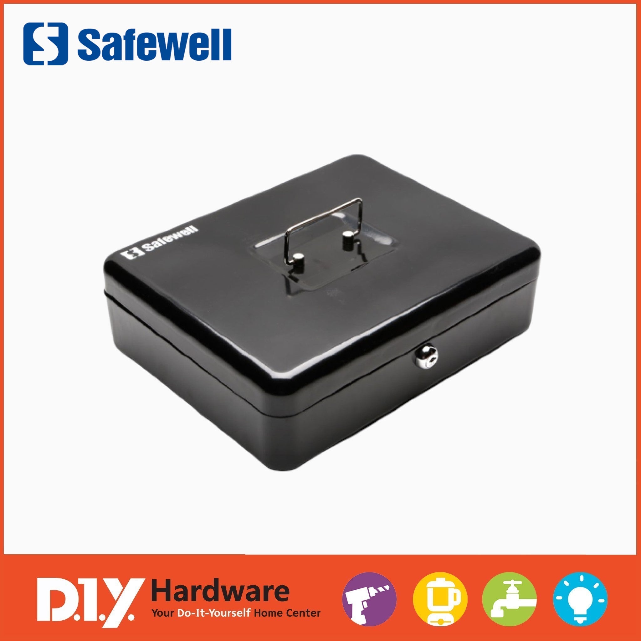 Buy Safewell Cash Box 90x300x240 SFYFC30 Online - DIY Hardware